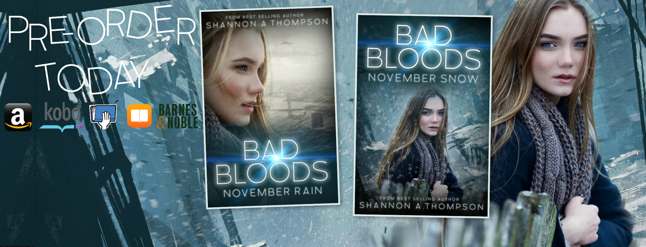 #BadBloods Pre-Order, Prequel, and Book Trailer! – Shannon A. Thompson